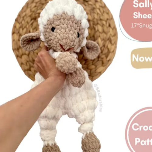 No-Sew Sally Sheep Snuggler Crochet PATTERN – My Store